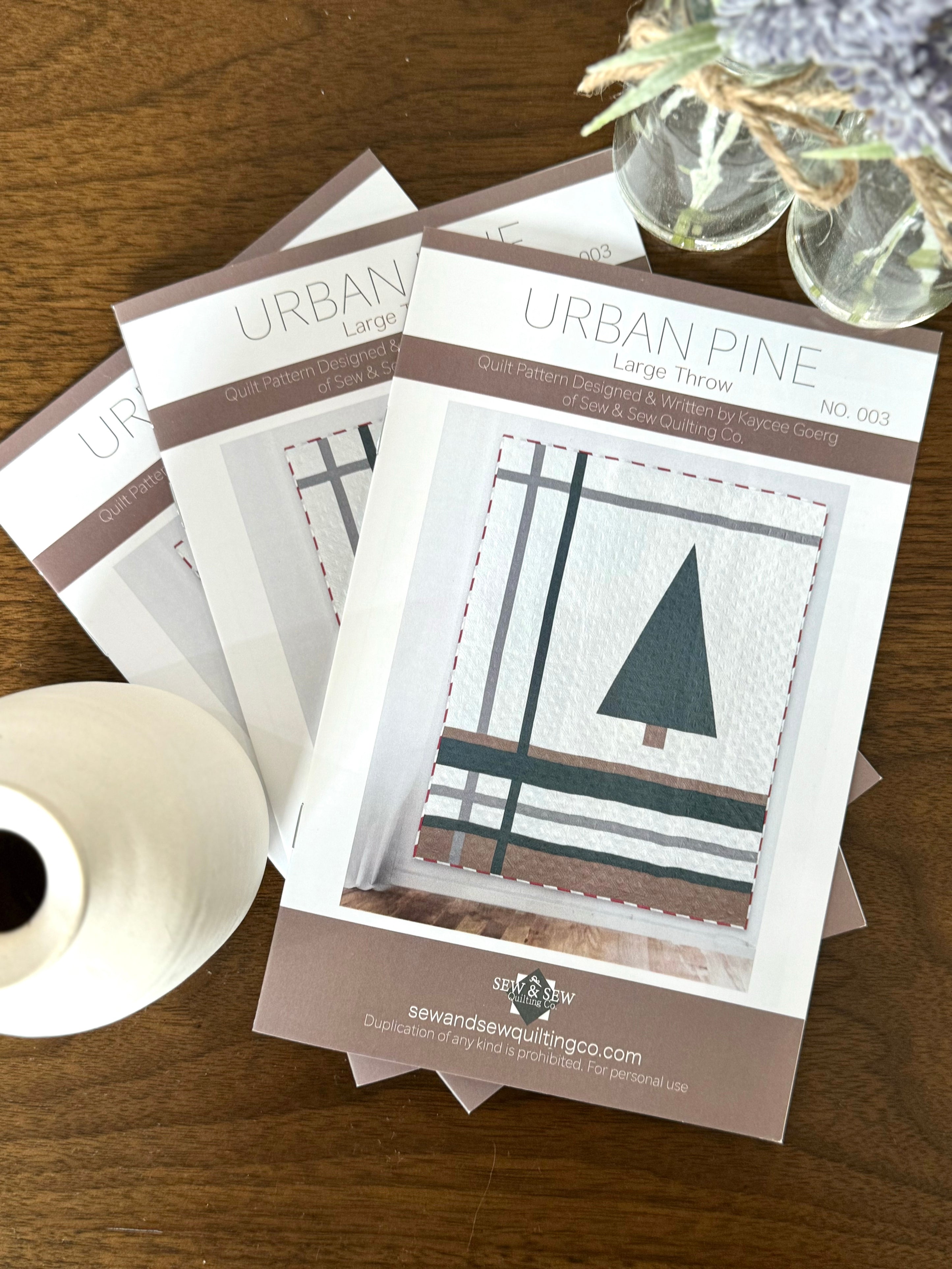 Urban Pine Quilt-Paper Pattern – Sew & Sew Quilting Co.
